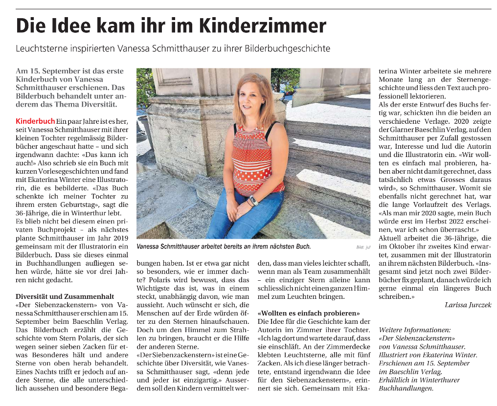 Vanessa Schmitthauser – Kinderbücher zu relevante Alltagsthemen ...